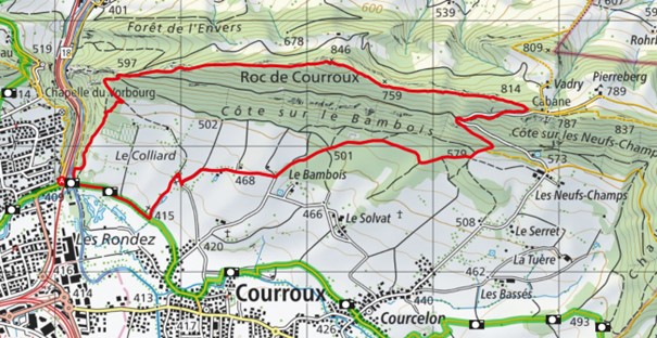 Le Roc de Courroux, 3h10 – Delémont région
