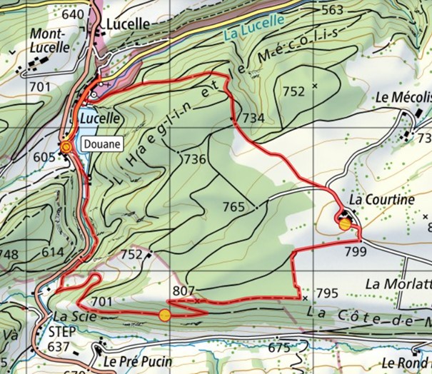 Randonné autour de Lucelle – Delémont région